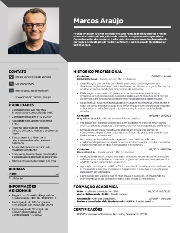 Currículo para contabilidade: modelos e dicas