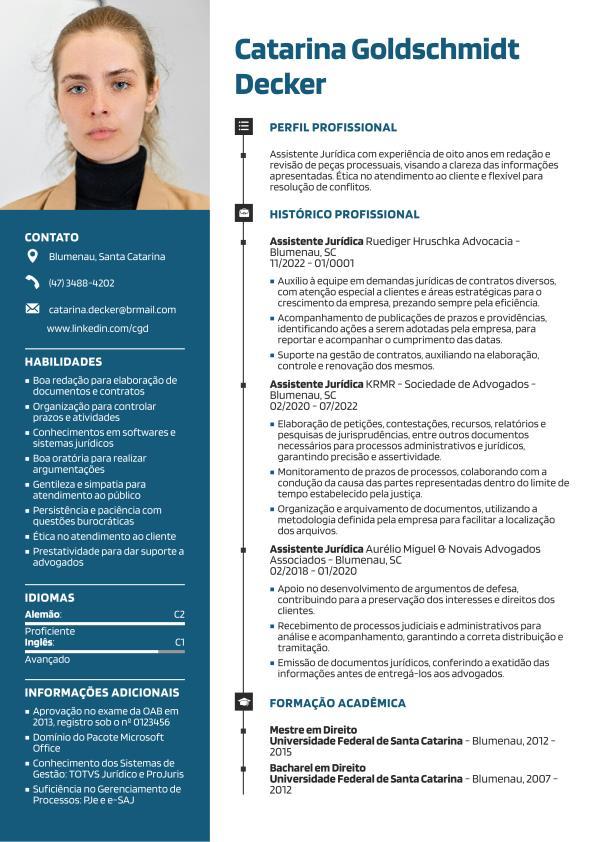 Curriculo Carta De Apresentacao Assistente Administrativo Modelo De